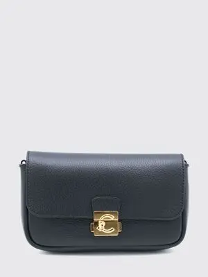 COCCINELLE Textured Leather Mini Bag - Black