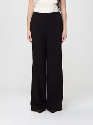 Liviana Conti Nolan Palazzo Trousers In Viscose Blend - Brown