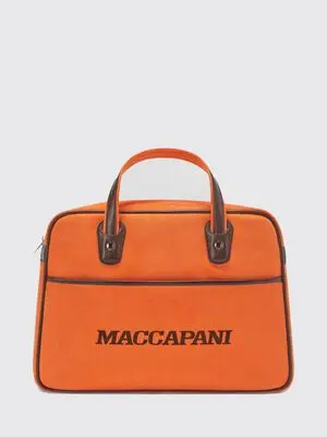 MARGHERITA MACCAPANI Cotton Canvas Handbag With Logo
