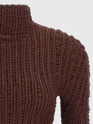 Issey Miyake Textured High Neck Jumper
