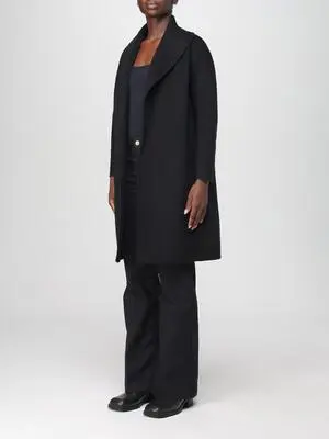 Max Mara Belted Wrap Coat - Black