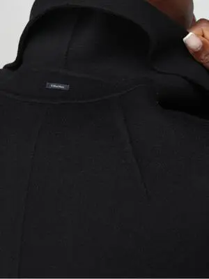 Max Mara Belted Wrap Coat - Black