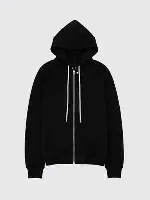 Rick Owens Cotton Zip-up Hoodie - Black