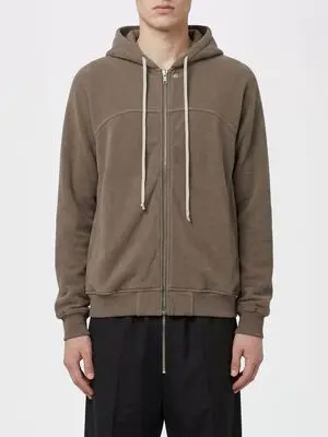 Rick Owens Cotton Zip-up Hoodie - Grey