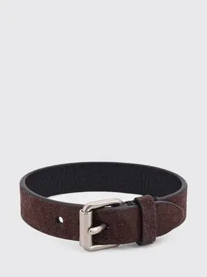Valentino Garavani Vlogo Suede Bracelet With Studs