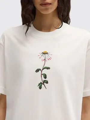 MARGHERITA MACCAPANI Cotton T-shirt With Floral Print