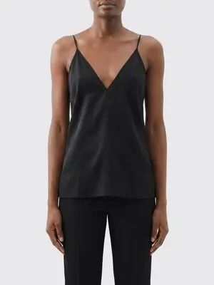 ALYSI Silk Top - Black