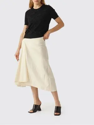 MEIMEIJ Viscose Blend Knit Jumper With Bow Appliqués - Black