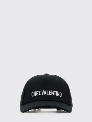 Valentino Garavani Chez Cotton Canvas Baseball Cap - Black