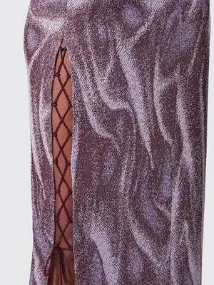 MARGHERITA MACCAPANI Glitter Abstract Pattern Pencil Skirt