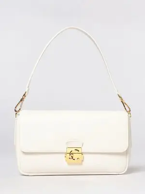 COCCINELLE Shoulder Bag With Clasp - Pearl