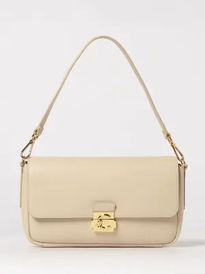 COCCINELLE Leather Shoulder Bag - Sand