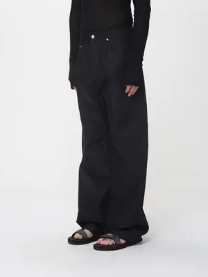 Rick Owens Wide Leg Denim Jeans - Black