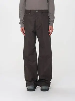 Rick Owens Cotton Wide Jeans - Grey
