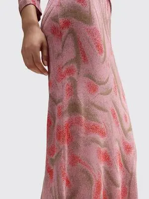 MARGHERITA MACCAPANI Patterned Viscose Pencil Skirt