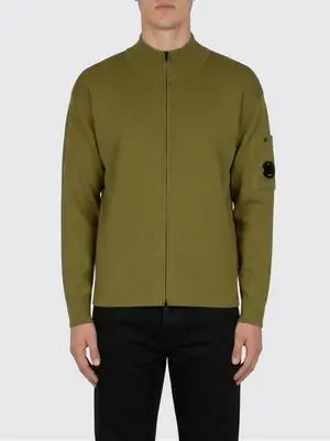 C.P. COMPANY Cotton Zip-up Cardigan - Green