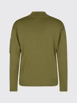 C.P. COMPANY Cotton Zip-up Cardigan - Green