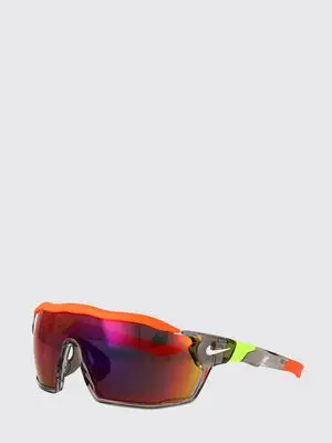Nike Show X Rush Abstract Pattern Shield Sunglasses - Grey