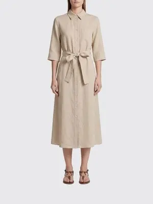 Max Mara Linen Chemisier Dress - Milk