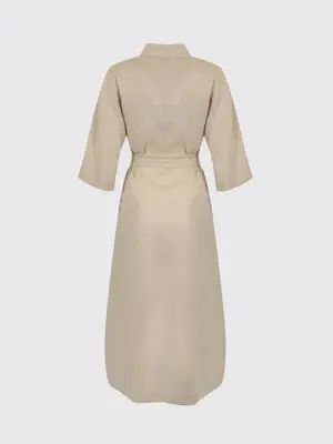 Max Mara Linen Chemisier Dress - Milk