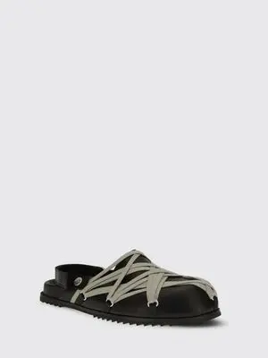 Rick Owens Leather Megalace Mules