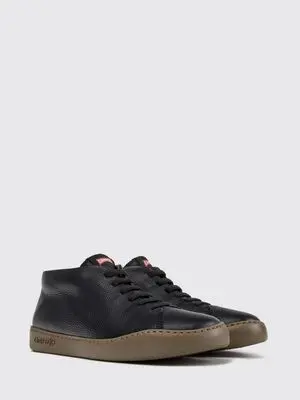 Camper Peu Touring Mid Top Slip-on Sneakers In Natural Grain Leather