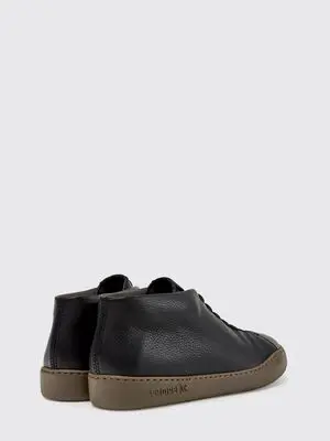 Camper Peu Touring Mid Top Slip-on Sneakers In Natural Grain Leather