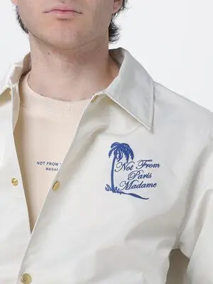 Drole De Monsieur Printed Nylon Shirt Jacket
