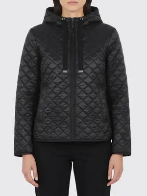 Max Mara Hooded Quilted Jacket - Black