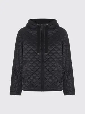 Max Mara Hooded Quilted Jacket - Black