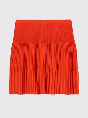 MARGHERITA MACCAPANI Pleated Cotton Skirt