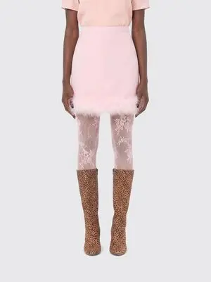 Valentino Garavani Feather-trimmed Wool Mini Skirt