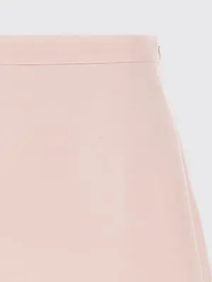 Valentino Garavani Feather-trimmed Wool Mini Skirt