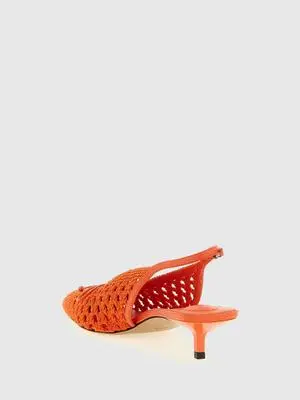 Jacquemus Duelo Crochet Knit Slingbacks