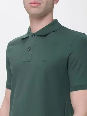 Emporio Armani Cotton Polo Shirt - Green