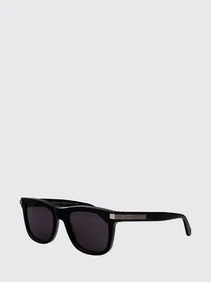 FERRAGAMO Rectangular Aviator Sunglasses In Acetate With Lettering Logo - Black
