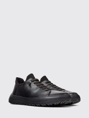 Camper Peu Serra Grained Leather Slip-on Sneakers With Vibram Sole