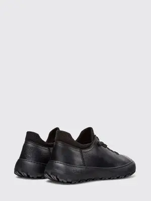 Camper Peu Serra Grained Leather Slip-on Sneakers With Vibram Sole