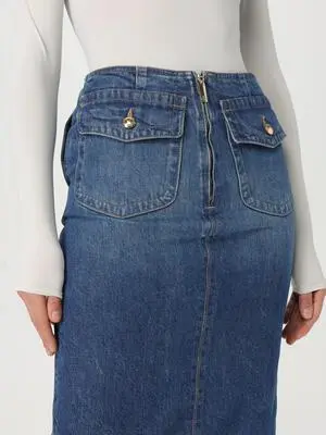 Elisabetta Franchi Denim Skirt