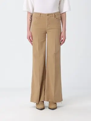 MOTHER Denim Flared Jeans - Brown