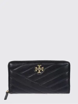 Tory Burch Kira Quilted Nappa Leather Wallet - Black