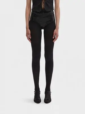 MARGHERITA MACCAPANI Sequin Polyamide Culotte Shorts - Black