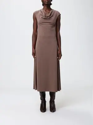 Max Mara Vetusta Midi Jersey Dress - Brown