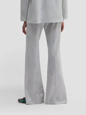 MARGHERITA MACCAPANI Easy Flared Trousers In Organic Cotton Blend