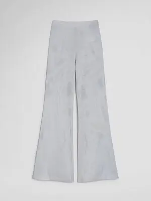 MARGHERITA MACCAPANI Easy Flared Trousers In Organic Cotton Blend