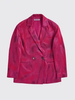 MARGHERITA MACCAPANI Double-breasted Viscose And Cotton Blazer