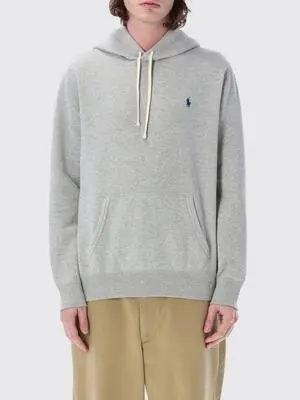 Polo Ralph Lauren Polo Ralph Lauren Grey Heathered Fleece Back Hoodie Grey