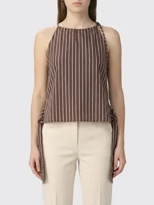 Pinko Striped Viscose Top