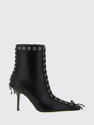 MACH&MACH Lace-up Pointed Toe Stiletto Boots