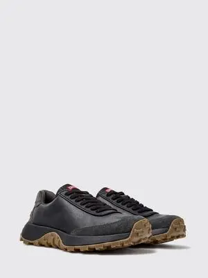 Camper Drift Trail Low Top Grained Leather Sneakers With Vibram Sole